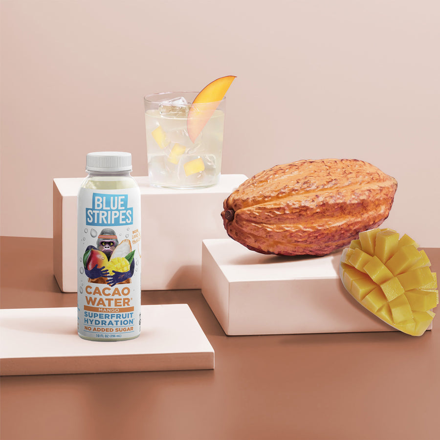 Cacao Water - Mango – Blue Stripes
