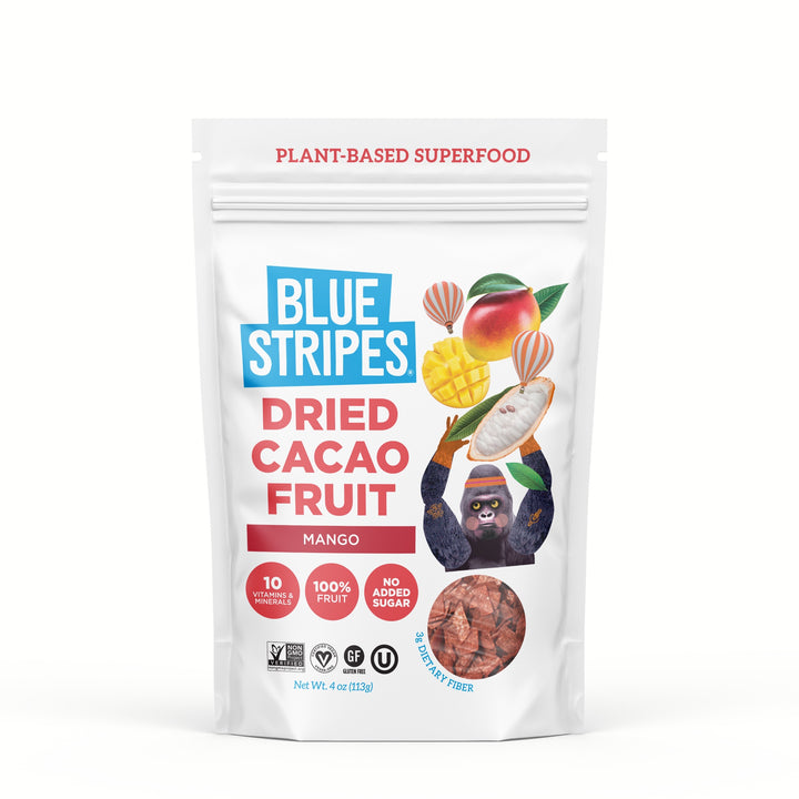 DRIED CACAO FRUIT – Blue Stripes